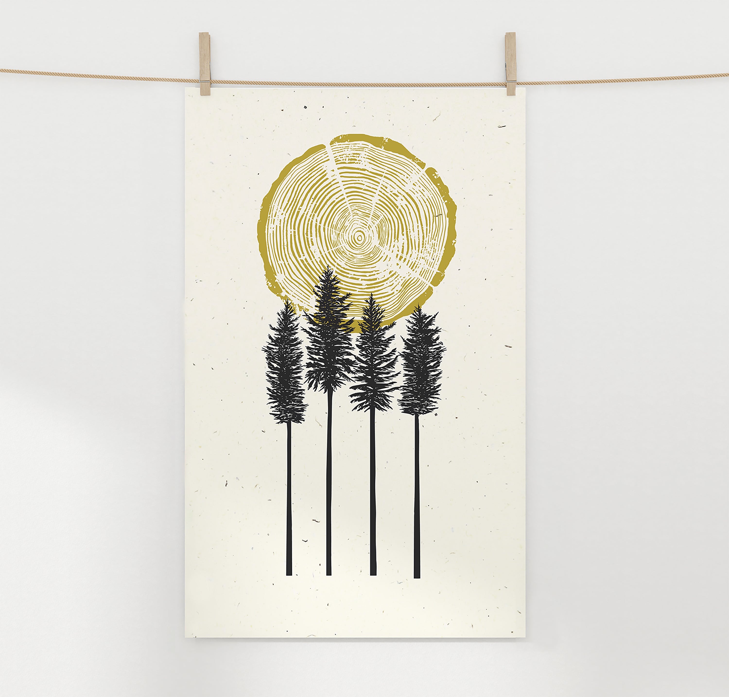 Pine Family | 11x17 Silk Screen Print – Carrie Schaefer Art